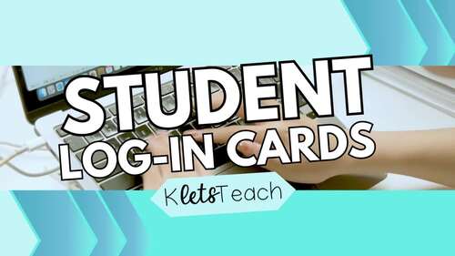 $1 DEAL: Editable Tech Log-In Cards | Single & Multi-Program Options