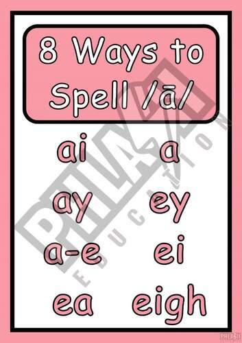 The Ultimate *PASTEL* Long Vowel Spelling Bundle by Phlash Education