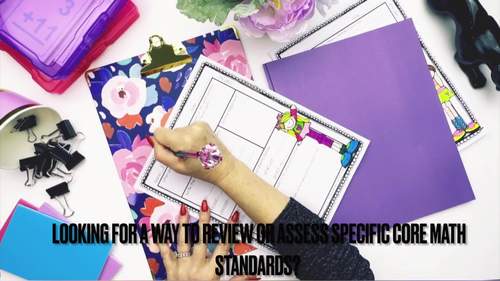 5th Grade Math Spiral Review Worksheets | NBT Assessments | Decimals