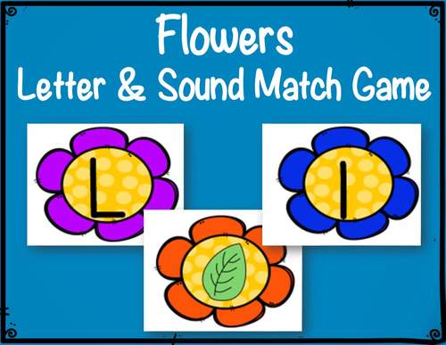 Kindergarten Flowers Themed Literacy & Math Centers & Activities