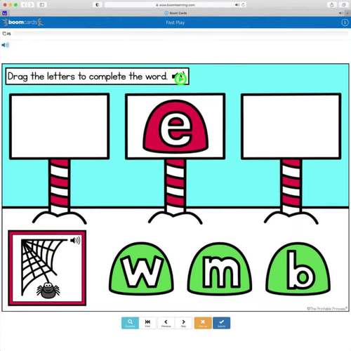 December Boom Cards™ for Kindergarten Gingerbread Theme | Digital Resource