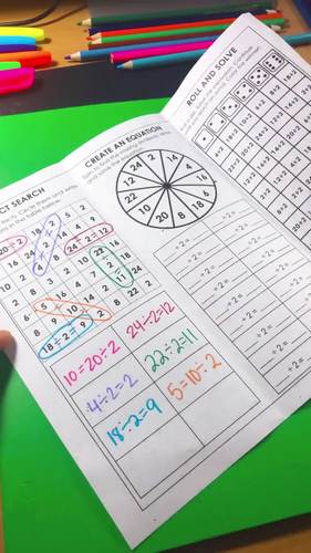 Division Fact Fluency - Division Practice Math Facts No-Prep Activities