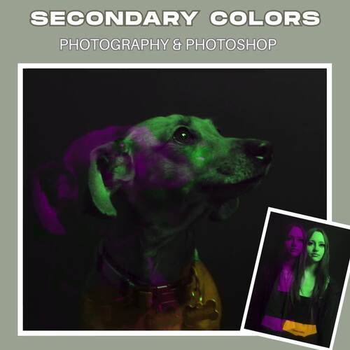 Secondary Colors Phototography Photoshop Project Color Theory Lesson