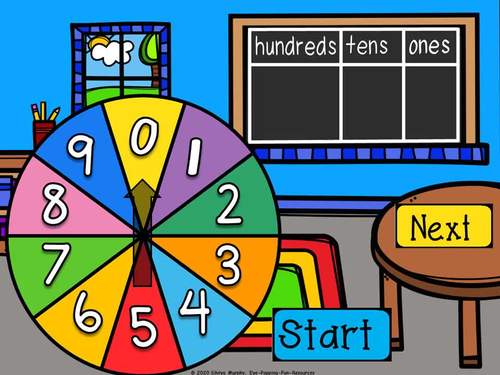 NUMBER OF THE DAY POWER POINT and worksheet by Murphys lesson design studio