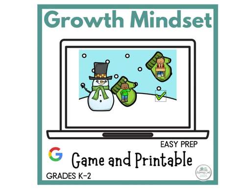 WINTER Growth Mindset Activity – Growth versus Fixed Mindset – SEL Activity