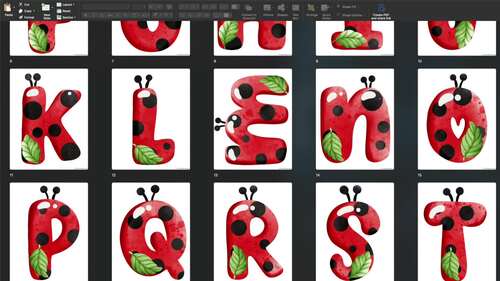 Ladybug Letters for Bulletin Board Titles & Classroom Decor / Spring Decor