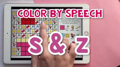 s & z Color By Speech Articulation Game Valentine's Boom™ Card, PPT ...