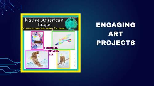 Native American Art Project - Eagle Cross-Curricular Art | TPT