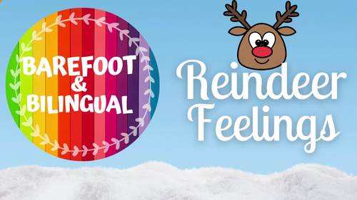 Christmas Reindeer Feelings Clipart | SEL Clipart | TpT