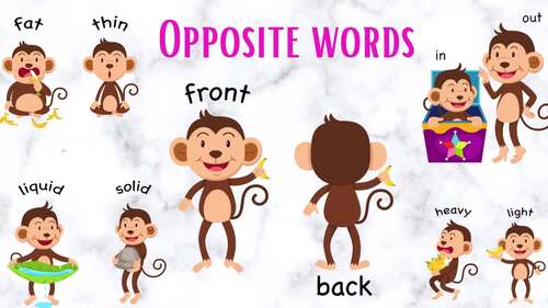 Opposite Words Flashcards for Kids | Fun Printable Learning Resource