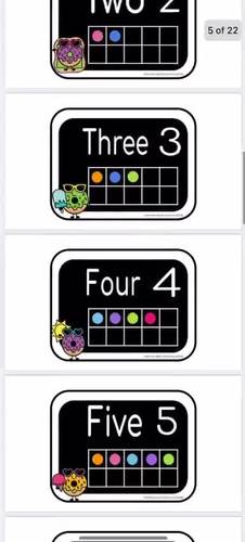Number Wall Cards- 0 to 20 (Donut Themed) Back to School Classroom ...