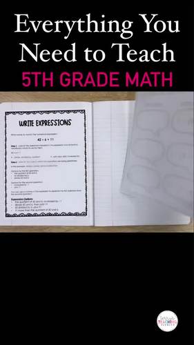 5th Grade Math Curriculum Bundle - Digital & Printable - Entire Year!