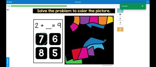 Boom Cards™ Valentines Missing Addends Digital Color Code: Digital Task ...