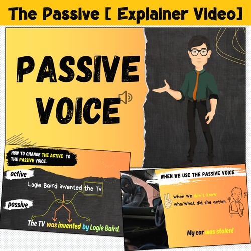 The passive Voice Grammar Summary: Explainer Video by English with Jag