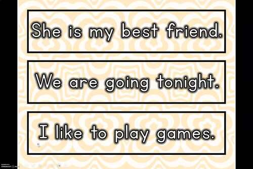 Pastel Party Sentence Structure Posters and A Good Writer Display