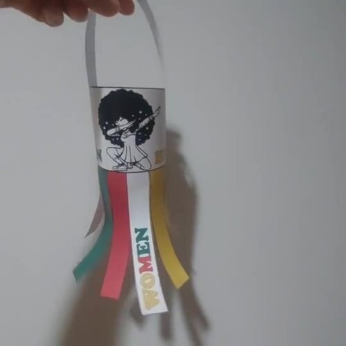 Women's History month Craft Windsock Coloring | Women's History Craft ...