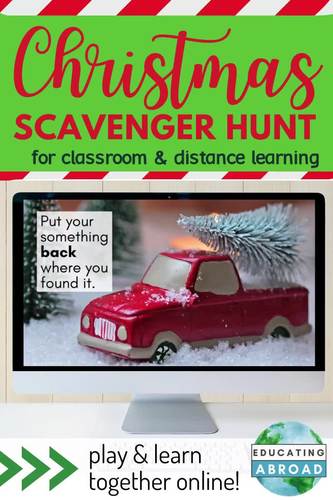 Christmas Scavenger Hunt to Develop Oral Communication and Public Speaking