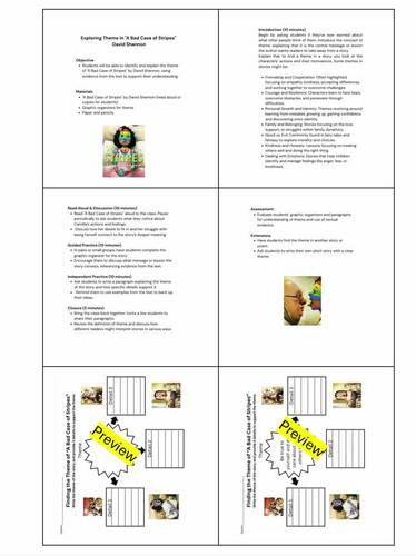 A Bad Case of Stripes by Mrs. Sears Little Learners Literacy Lab