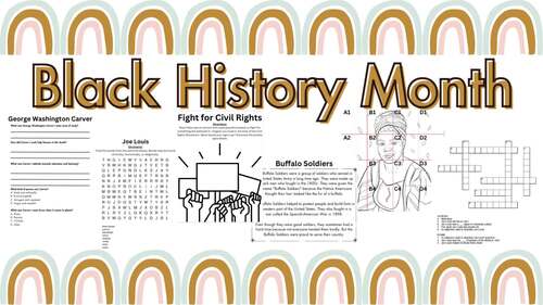 Black History Collaborative Reading and Poster by Fifth with Angle