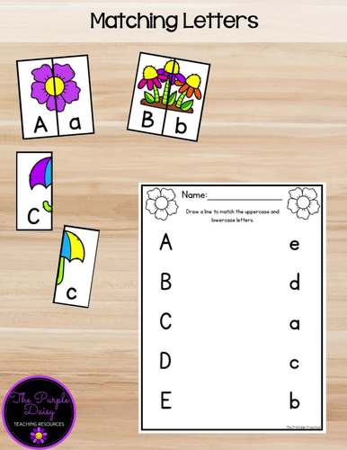 Spring Letter and Sound Activities for Preschool PreK Kindergarten