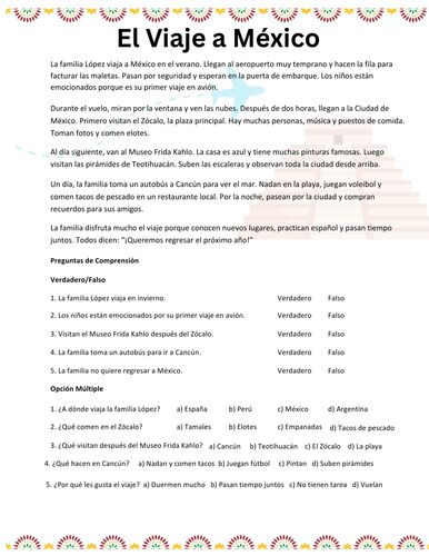 7th Grade Assessment Videos en Español | TPT