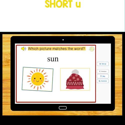Short u - Short Vowel u CVC Words Boom Cards | Digital Resource | TPT