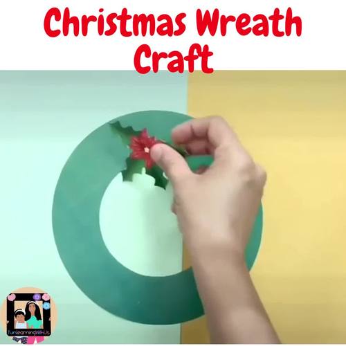 Christmas Wreath Craft | holiday Around The World Craft | December Craft