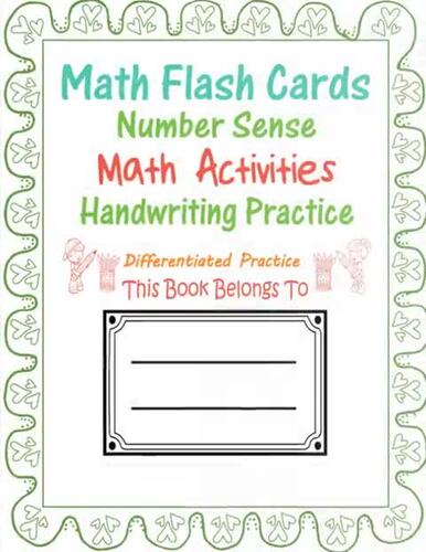 Math Flash Cards Number Sense Addition and Subtraction Ten Frames Teen ...