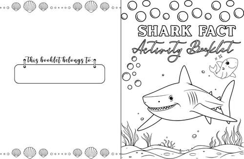 Printable Shark Fact Activity Booklet for Kids | Ocean Animal ...