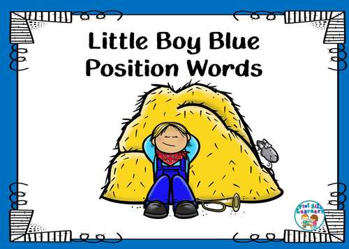 Little Boy Blue Position Words | Centers and Worksheets by Pint Size ...