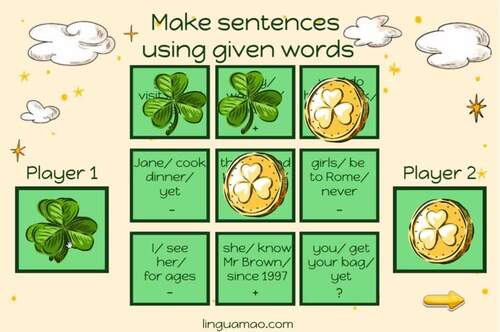 Interactive Tic Tac Toe. Present Perfect by Linguamao ESL | TPT