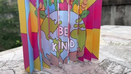 World Kindness Day Craft Agamographs Project & Coloring pages ...
