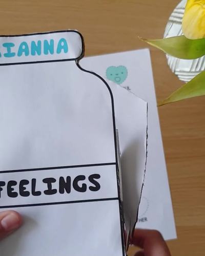 Printable Feelings and Emotions Jar, Mental Health Check In, Emotional ...