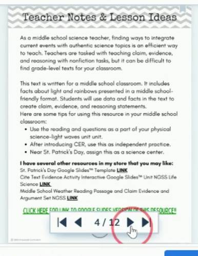 St Patricks Day CER Claim Evidence Reasoning | NGSS Physical Science ...