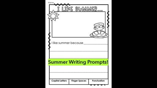 Summer Activities for Summer Literacy Centers by Teacher Inspo 123
