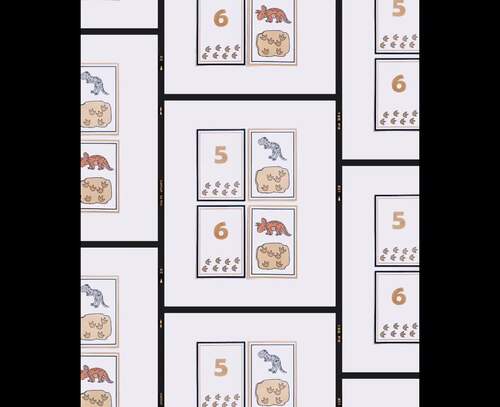 Dino-Mite Counting #1-20 Counting Mats, Task cards, Sensory bins, Playdoh