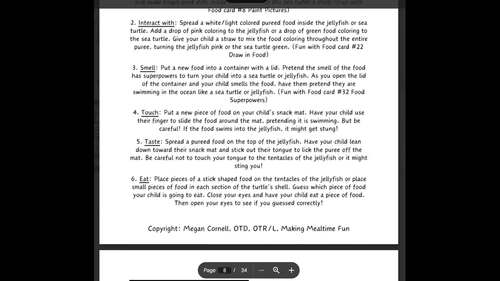 Ocean and Zoo Animals Snack Mats, Printable Placemats for Picky Eaters