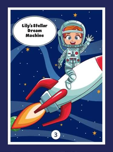 space adventure stories for kids: Lily's Stellar Dream Machine with ...