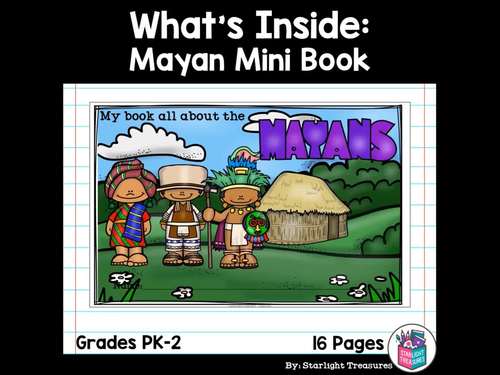 Mayan Mini Book for Early Readers - Ancient Civilizations Activities