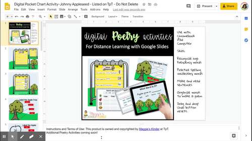 Johnny Appleseed Digital Activities Bundle by Maggie's Kinder | TPT