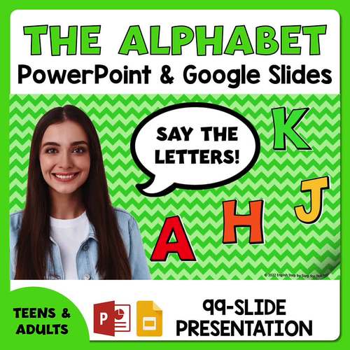 Teaching the Alphabet to ESL Teens and Adults | PowerPoint and Google ...