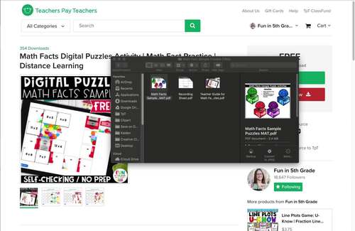 Factors and Multiples Digital Puzzles {4.OA.4} | 4th Grade Digital Math ...