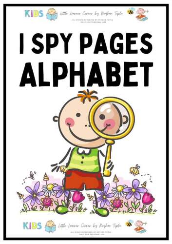 Alphabet I Spy Alphabet Sheets for Letter Sound Recognition by { Prek-K ...