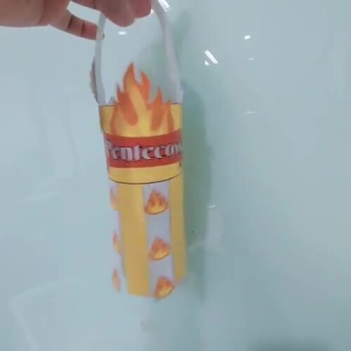 Pentecost Holy Spirit Craft Windsock /Craft Activities / Coloring For Kids