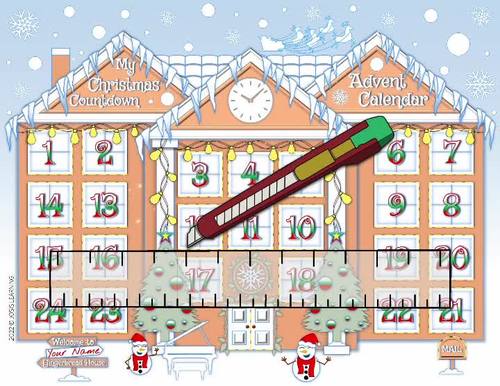 My Gingerbread House Interactive Christmas Advent Calendar [Version 2]