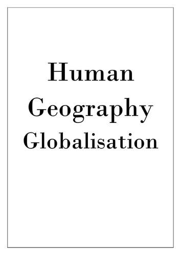 Geography Globalisation Worksheets by Worksheet Whisperer | TPT