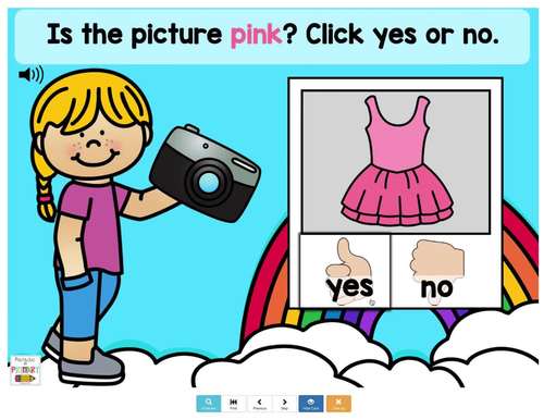 DIGITAL - Color Activities - PINK - Distance Learning - Boom Cards ...