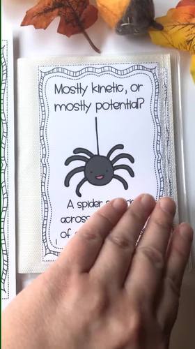 Halloween Potential and Kinetic Energy Fall Science Activity - Digital ...