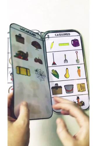 Fall Speech Therapy Activity Drill Cards by Speech Tea | TPT