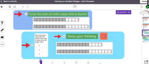 Seesaw Assessment - Bridges - Unit 8 Bundle (First Grade) by Ashley Jones